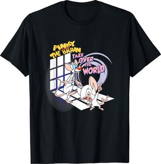 Animaniacs Pinky and The Brain Take Over The World T-Shirt