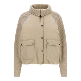 Brunello Cucinelli Damen, Jacken, Beige, XSGr&ouml;&szlig;e
