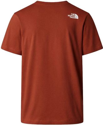 The North Face T-Shirt Evolution Half Dome Regular Tee mit geripptem Rundhalsausschnitt