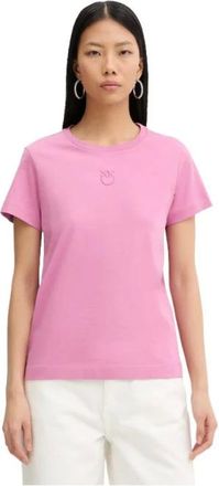Pinko Pinko, Femme, Tops, Rose, Taille: 42 FR T-shirt Bussolotto