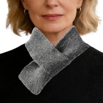 Generic &Eacute;charpe tricot&eacute;e pour femme - cache-cou | &Eacute;charpe dhiver en fibre acrylique pour le cou, accessoire dhiver pour temps froid, &eacute;charpes, &eacute;charpes, acces