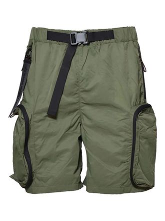 Alpha Industries short cargo à taille ceinturée - Vert