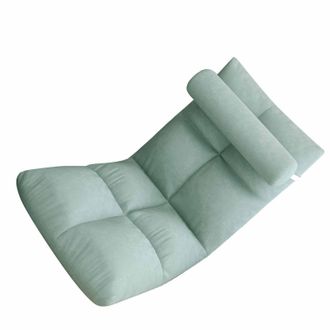 Generic Taidda Bodenstuhl mit R&uuml;ckenlehne, Verstellbarer Liegesofa-Stuhl f&uuml;r das Wohnzimmer von Erwachsenen, Metallrahmen, Gaming-Meditationsstuhl Zum Nickerc