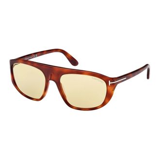 Tom Ford Lunettes de soleil Edward-02 - unisex - Accessoires - Brun - Taille: 58 MM