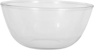 Cabilock Transparente Salatschüssel Fruchtbehälter Spülmaschinenfest Für Salate Desserts Küche Partys Und Feiern Hochwertiges Borosilikatglas