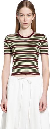 Prada Striped Cotton T-Shirt