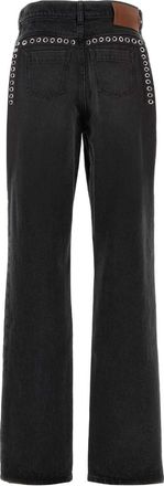 Marni Eyelet-Studded Denim Jeans - Black
