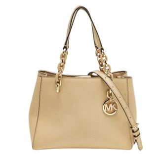 Michael Kors Sac &agrave; main en cuir Pre-owned - Femme - Pre-owned - Beige - Taille: ONE Size
