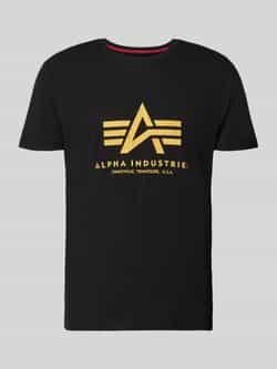 Alpha Industries T-Shirt mit Label-Detail Modell Basic