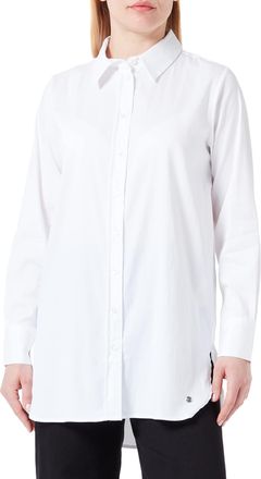 Bugatti Damen W3561-20202 Bluse, Weiß-10, 36 EU