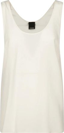 Pinko Pinko, Femme, Tops, Beige, Taille: 36 FR Crazy Tank Top