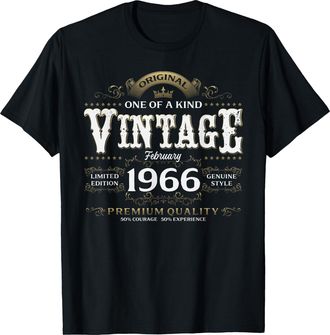 Generic 60. Geburtstag Februar 1966 Vintage Edition T-Shirt