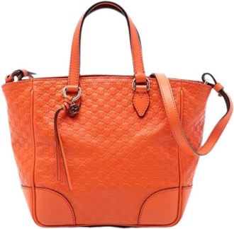 Gucci Sac &agrave; main Bree Pre-owned - Femme - Pre-owned - Orange - Taille: ONE Size