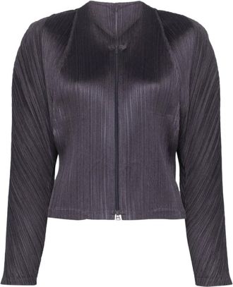 Issey Miyake Damen, Jacken, Blau, LGröße