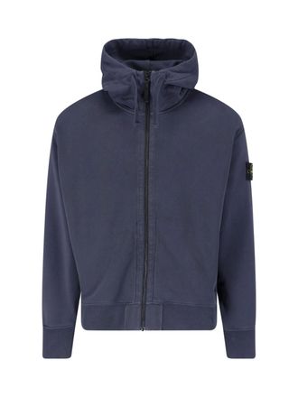 Stone Island Kapuzensweatshirt Aus Baumwolle