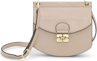 Ganni Kleine Apo-G Umhängetasche - Nude