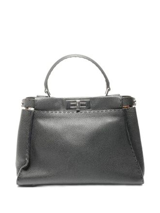 Fendi sac &agrave; main en cuir de veau offrant deux options (ann&eacute;es 2010-2020) - Noir