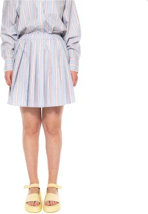 Lacoste Femme, Jupes, Bleu, Taille: 36 FR Short Skirts