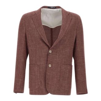Barba Homme, Vestes, Rouge, Taille: M Easy J Mono Blazer