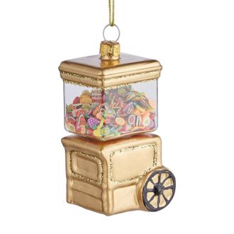 Butlers Weihnachtskugel Bonbon Wagen Hang ON | Christbaumkugel Glas, Weihnachtsbaumschmuck lustig, kreative Baumschmuck f&uuml;r Weihnachten, Weihnachtsdeko f&uuml;r Gi
