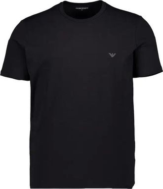 Emporio Armani Herren T-Shirts schwarz Baumwolle & Mix unifarben