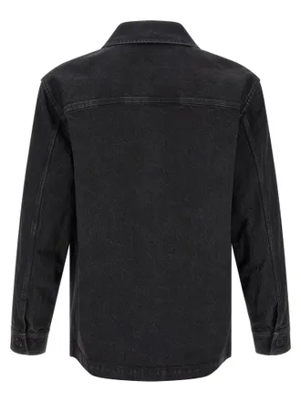 Saint Laurent Mens Black Cotton Blouse