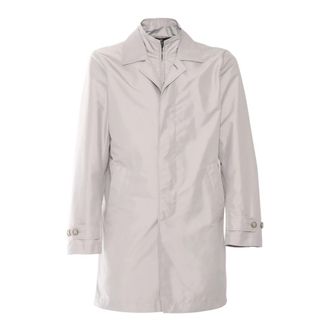 Fay Morning DB Front - - Coats - Herren - Wei&szlig; - S