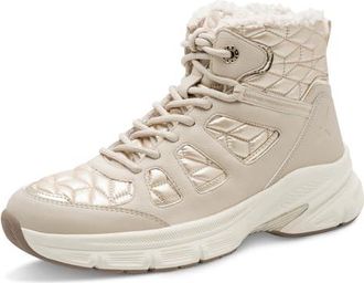 Tamaris WL Lace Boot 1-26280-45 Bottes de neige pour femme Ivoire/doré Taille 41 EU, Ivoire doré, 41 EU
