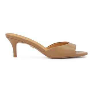 Kazar Flip-Flops mit niedrigem Stiletto-Absatz in einer hellbraunen Farbe - - Shoes - Damen - Braun - 36 EU