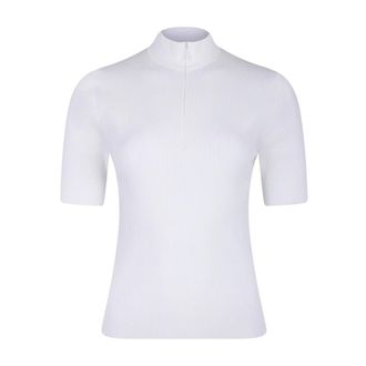 Tory Burch Damen, Strickwaren, Weiß, SGröße