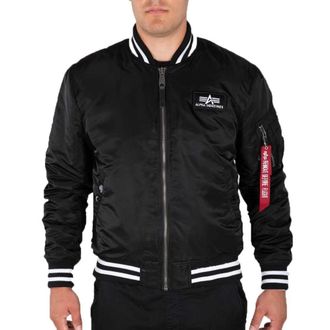 Alpha Industries Alpha Industries Herren Alpha College Jacket FN Bomberjacke, Black, S