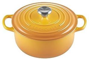 LE CREUSET Le Creuset Signature Gusseisen-Bräter mit Deckel, Ø 20 cm, Rund, 2.4 l, 3.092 kg, Nectar, 21177206724430