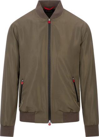 Kiton Homme, Vestes, Brun, Taille: 4XL Sea Bomber Jacket