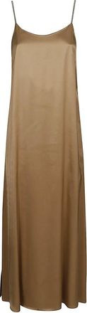 PESERICO Femme, Robes, Beige, Taille: 36 FR Scivolato Raso