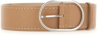 Gianni Chiarini Femme, Accessoires, Beige, Taille: ONE Size Ceinture &agrave; boucle en cuir su&eacute;d&eacute;