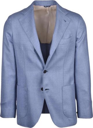 Gabo Homme, Costumes, Bleu, Taille: M Giacca Stondata