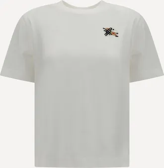 Burberry Knight Check cotton T-shirt Female M