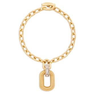 Paco Rabanne Ikonoischer Gold XL Link Halskette mit Strass - - Accessories - Damen - Gelb - ONE SIZE