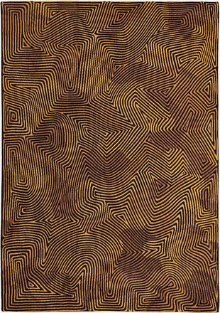 Louis De Poortere Louis De Poortere Teppich Structures Coral braun