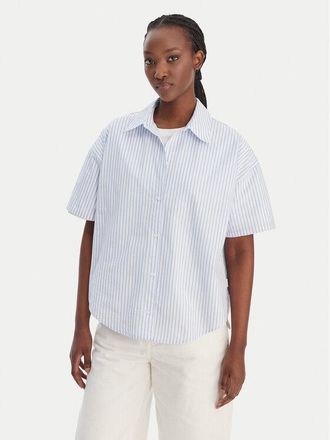 Calvin Klein Hemd LV00QS7652 Himmelblau Relaxed Fit