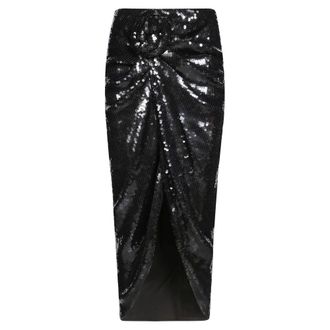 Rotate Pailletten-Wickelrock - - Skirts - Damen - Braun - M