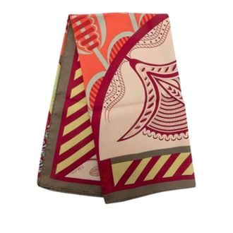 Herm&egrave;s Pre-owned Geometrie Cretoise Scarf - Femme - Pre-owned - Multicolore - Taille: ONE Size