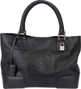 Loewe Crossbody Bags - Loewe Black Leather Fusta Handbag - Gr. unisize - in Schwarz - f&uuml;r Damen