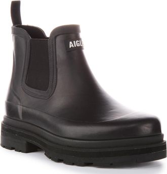 Aigle Herren Soft Rain M2 Gummistiefel, Schwarz, 44 EU