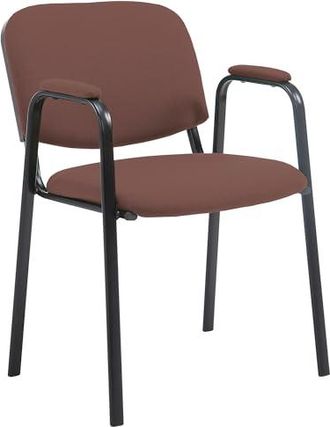 Clp Sedia visitatore Ken PRO in tessuto marrone