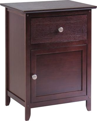 Winsome Wood Eugene Accent Table, Walnut