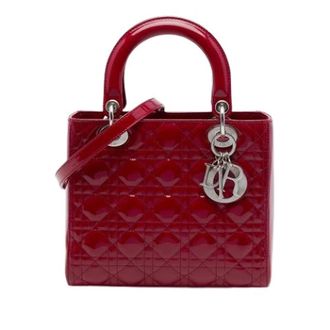 Dior Pre-owned Lady Dior Handtasche - - Pre-owned - Damen - Rot - ONE SIZE