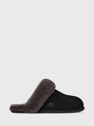 UGG Scuffette II Mules aus Veloursleder und Shearling mit runder Spitze