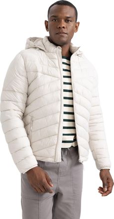 DeFacto Herren Winterjacke - &Uuml;bergangsjacke, Mantel und Pufferjacke Slim Fit Hooded