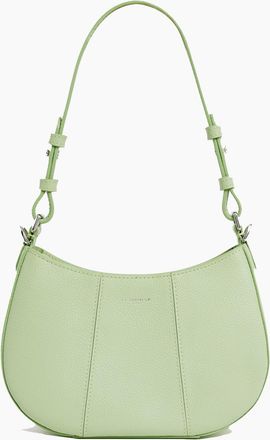 Le Tanneur Petit sac demi-lune Juliette en cuir grain&eacute;
